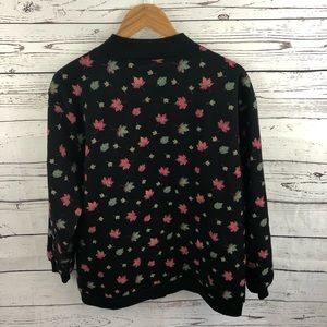 Blair | Sweaters | Blair Snap Front Sweatshirt Fall Leaves Xlg Pt ...